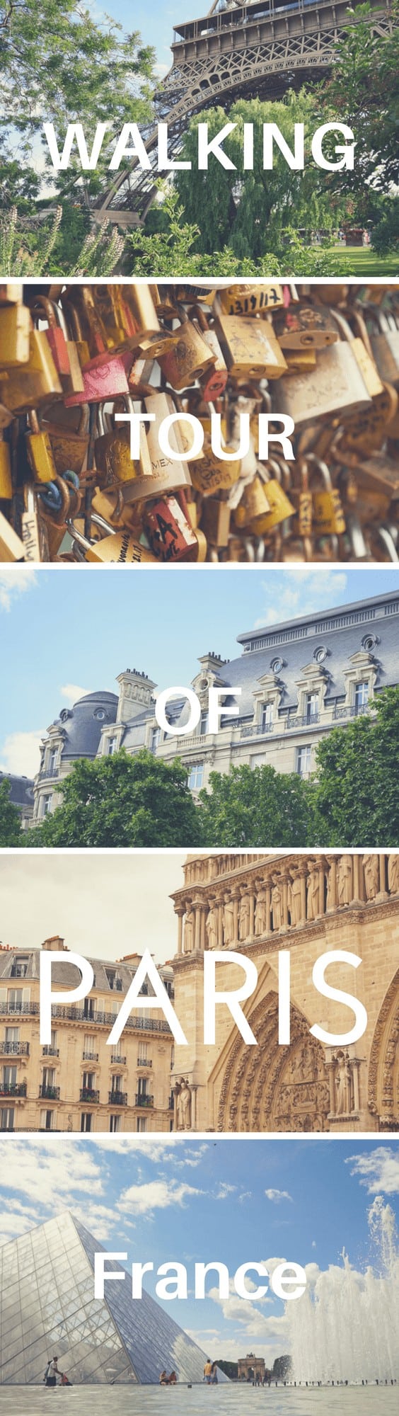 One Day in Paris France: A Free Self Guided Walking Tour of Paris